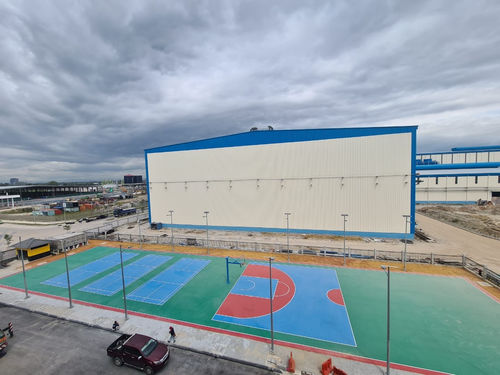 The 8mm SPU court constructed by the Malaysian client was officially ...