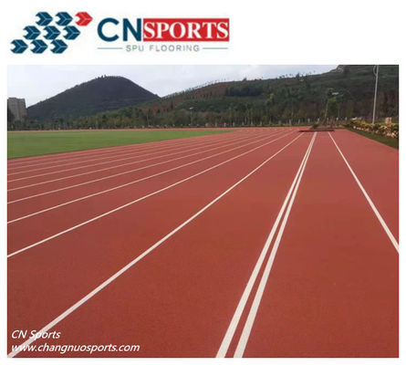 IAAF Synthetic Rubber Running Track Anti Skidding PU Binder and EPDM ...