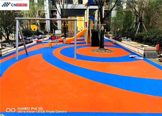 Fitness Field EPDM Rubber Flooring Red EPDM Playground Surface