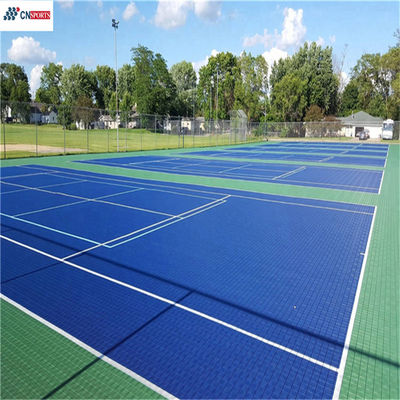Movable Plastic Tile Floor Suspended PP Interlocking Sports Flooring