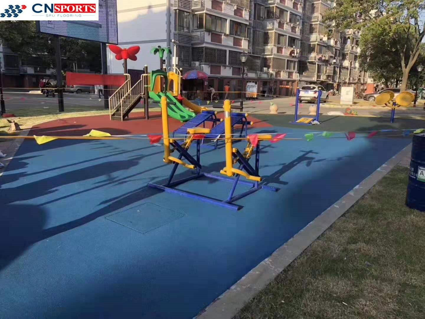 UV Resistance Color Lasting EPDM Rubber Flooring ITF EPDM Floor Tiles