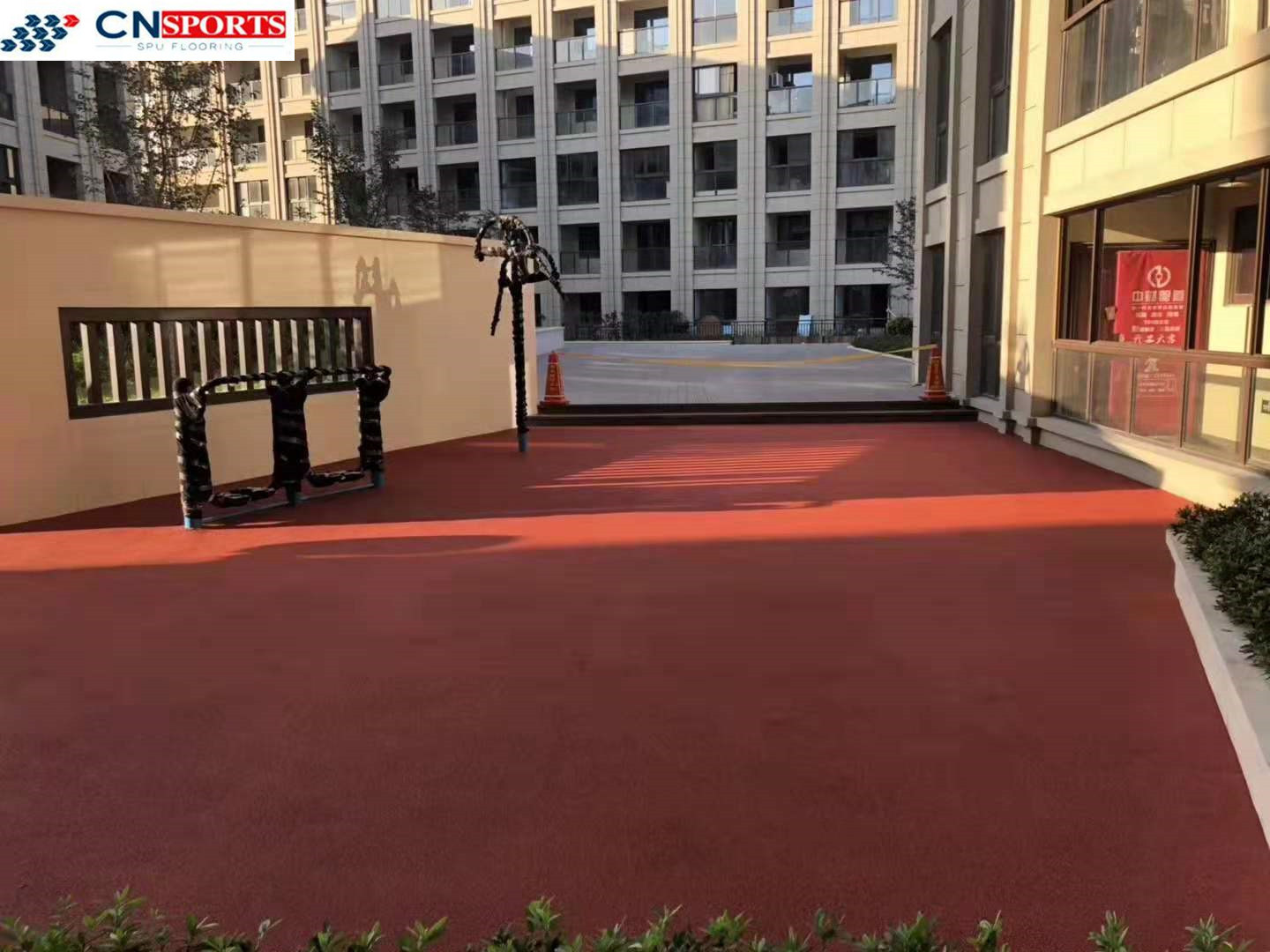 Colorful Playground Walk Path EPDM Rubber Flooring High Elasticity