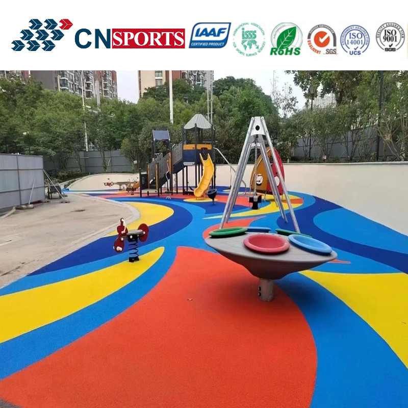Various Bright Colors EPDM Rubber Granules for Safety Playground Flooring