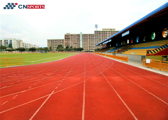 CE Polyurethane Running Track , 13mm Synthetic Jogging Track