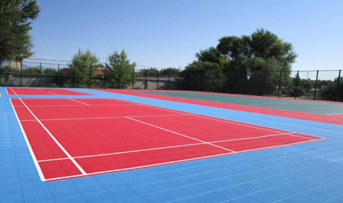 Indoor Basketball Court PP Interlocking Sports Flooring Customized