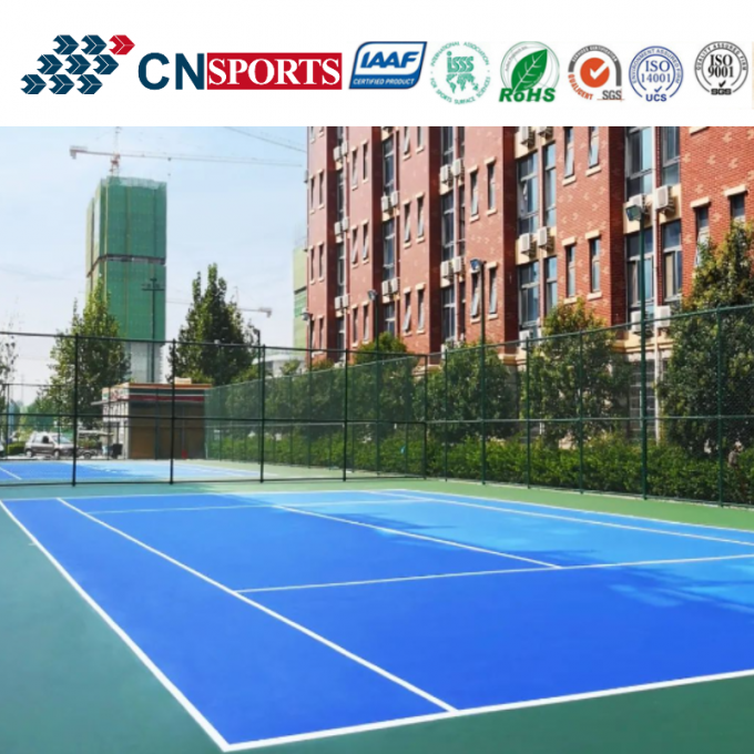 Durable Acrylic Spu Tennis Court For Sports Hall, Gym Flooring