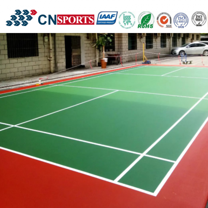 Durable Acrylic Spu Tennis Court For Sports Hall, Gym Flooring