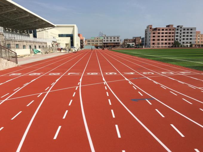 Sandwich System Tartan Track Professional Outdoor Rubber Running Track